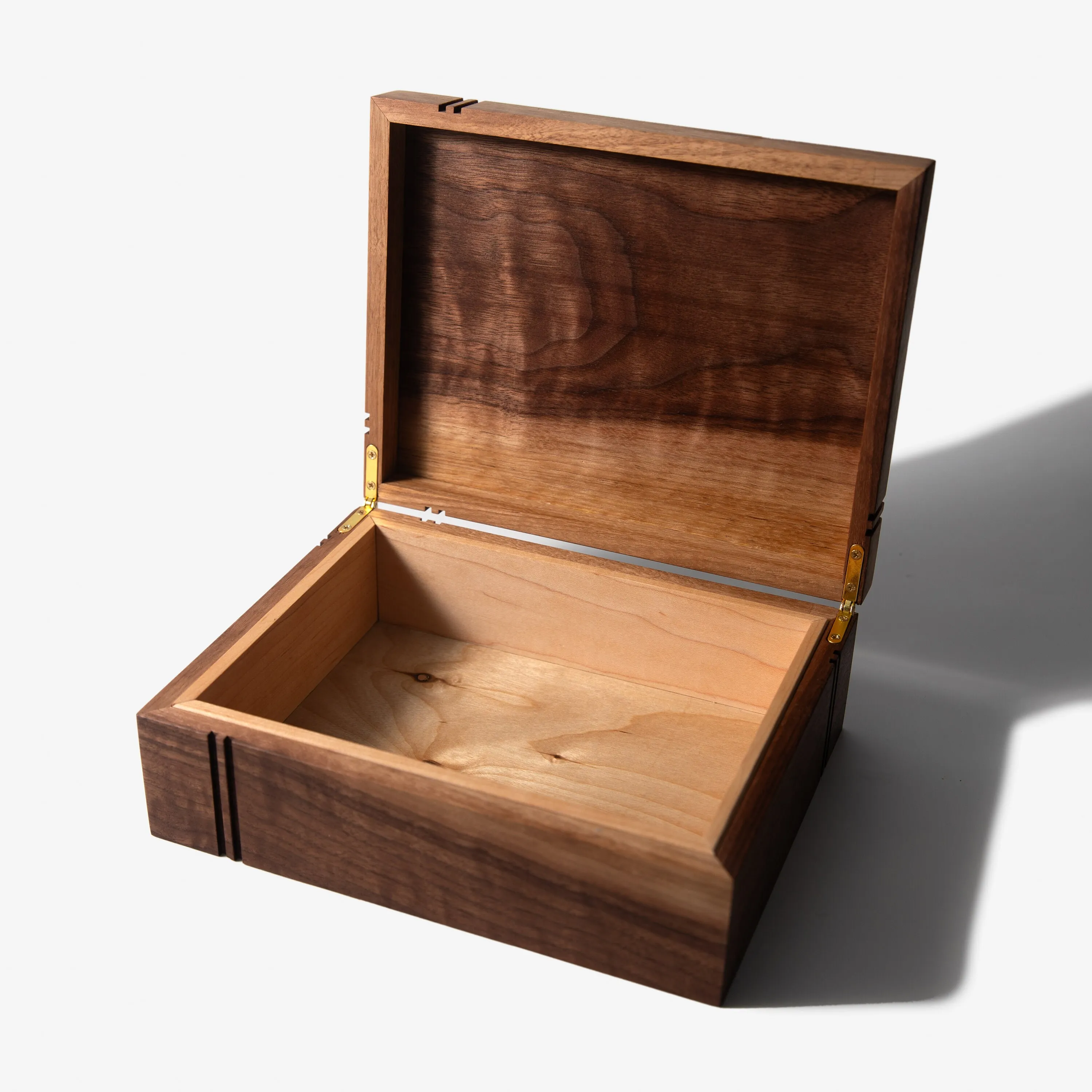 Exquisite Acacia Wood Stash Box - Lockable Storage Solution