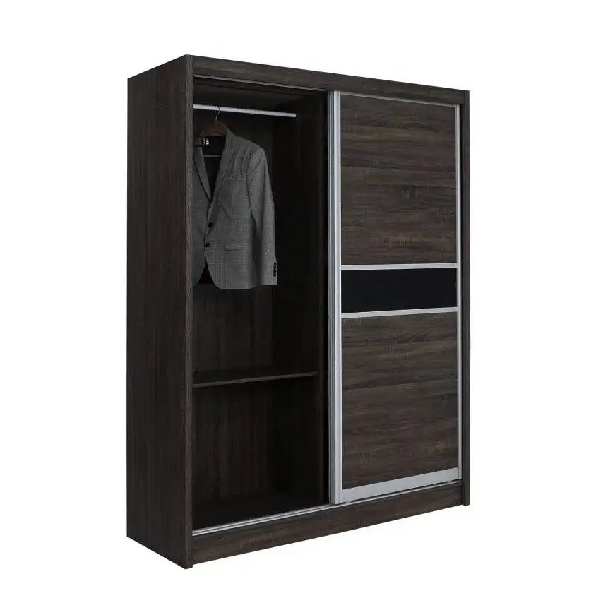 Satisfaction Guaranteed Modern 5ft Sliding Door Wardrobe Customized ...