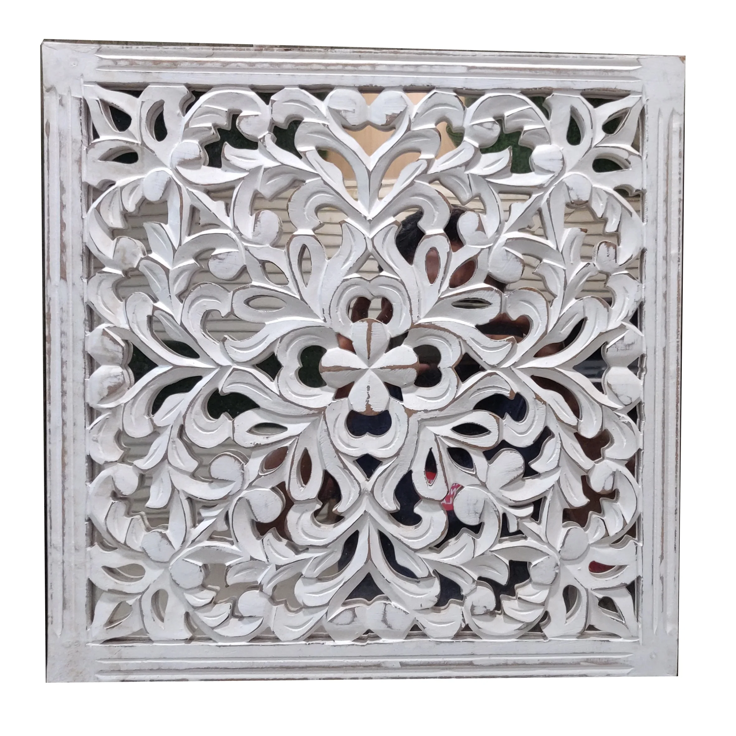 Hand-made Carved Wood Wall Panels - Bali Tropical Style