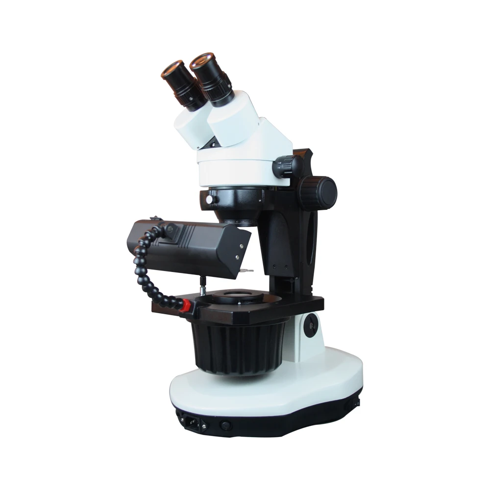 Gemological Swivel Binocular Microscope - Distinguish Gems