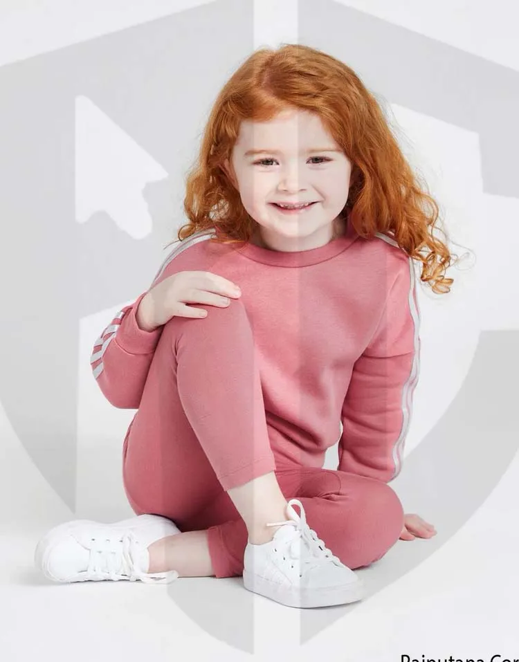 Custom Kids Tracksuit Clothes Girl Sweatshirt & Jogger Pant Sweatsuits ...