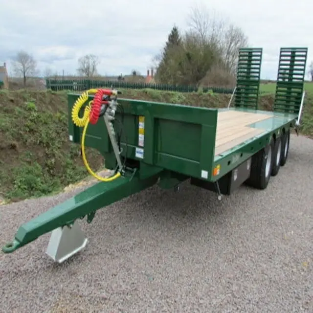Bailey 26ft (8m) Tri-axle Beavertail Plant Trailer/bale Trailer ...