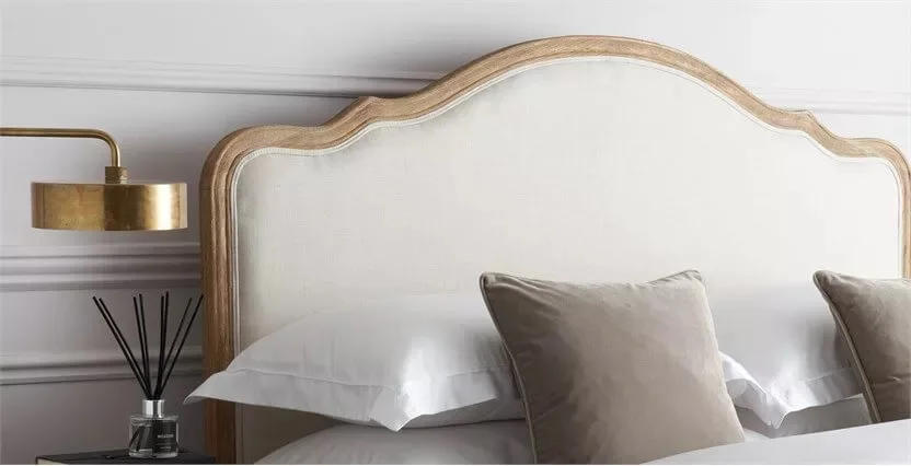 Luxurious French Style Wooden Bed - Classic Design