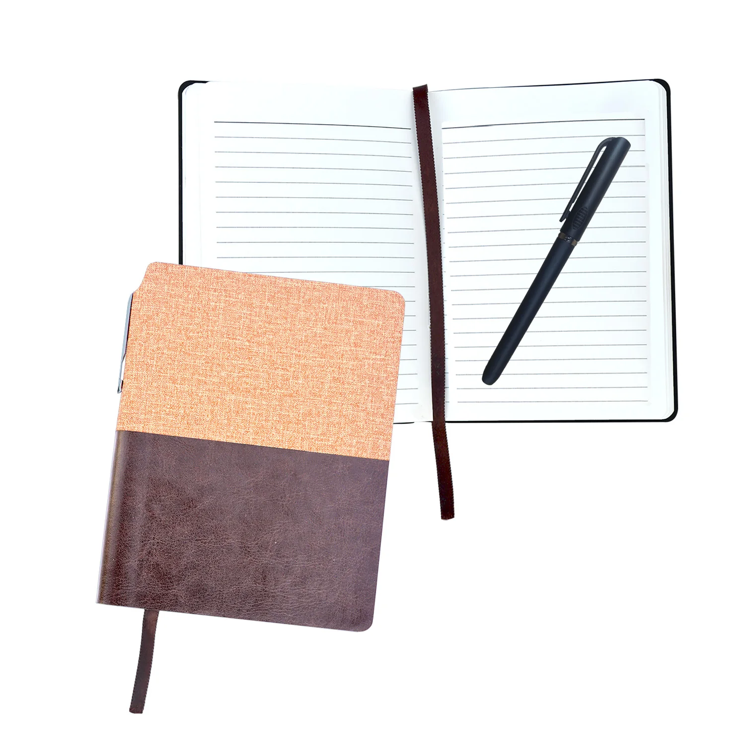 Customized Flexible Notebook With Pen 200 Pages Versatile Dateless ...
