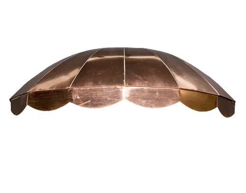 Scallop Bottom Dome Shape Fixed Awning A Beautiful Framing To Any Door ...