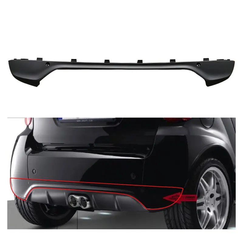 Smart Fortwo 451 Rear Bumper Lower Spoiler Diffuser 4516470684 - OE ...