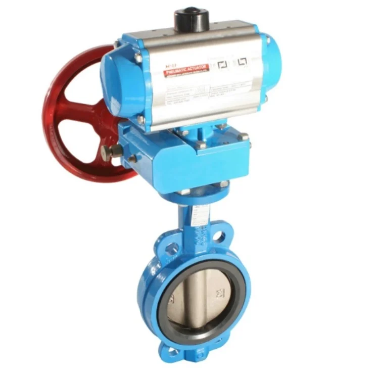 6 Inch Pneumatic Control Valve Pneumatic Butterfly Valve Price Valve ...