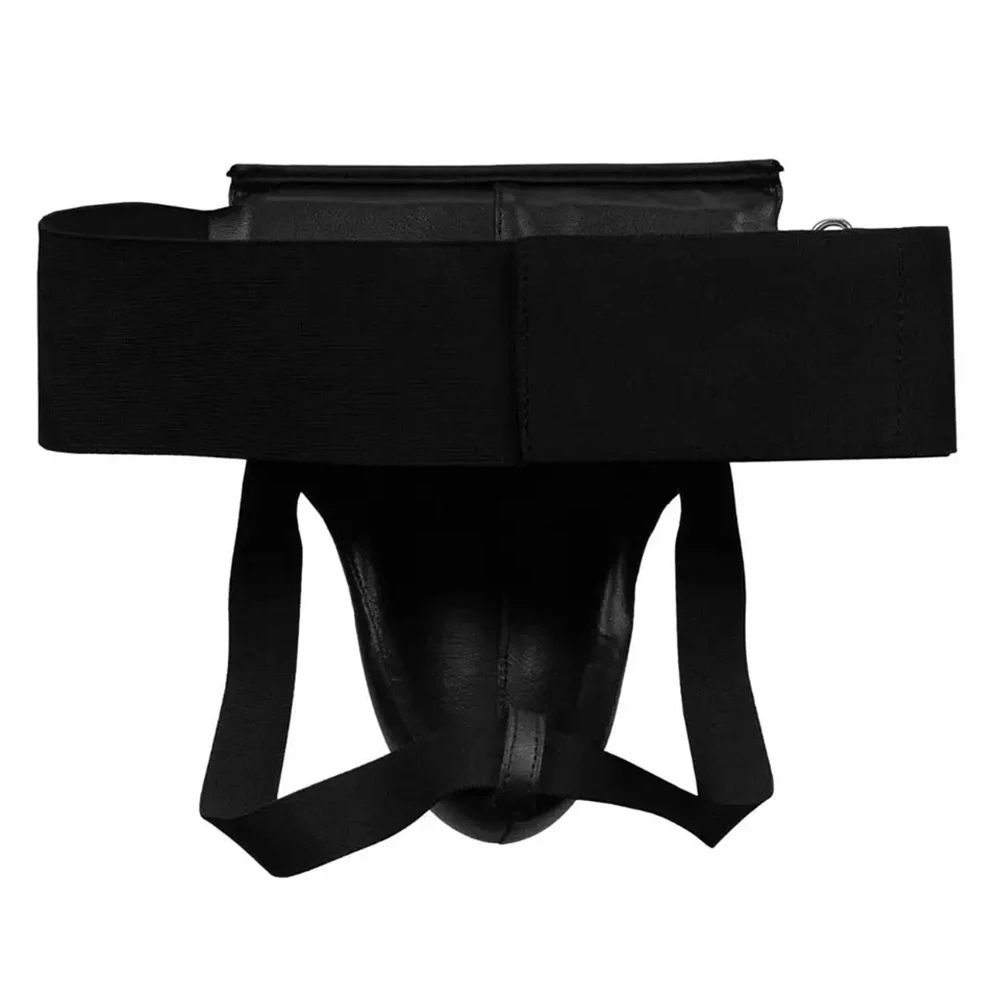 Sports Groin Leather Guard Boxing Extra Deep Fully Padded Cup Groin ...