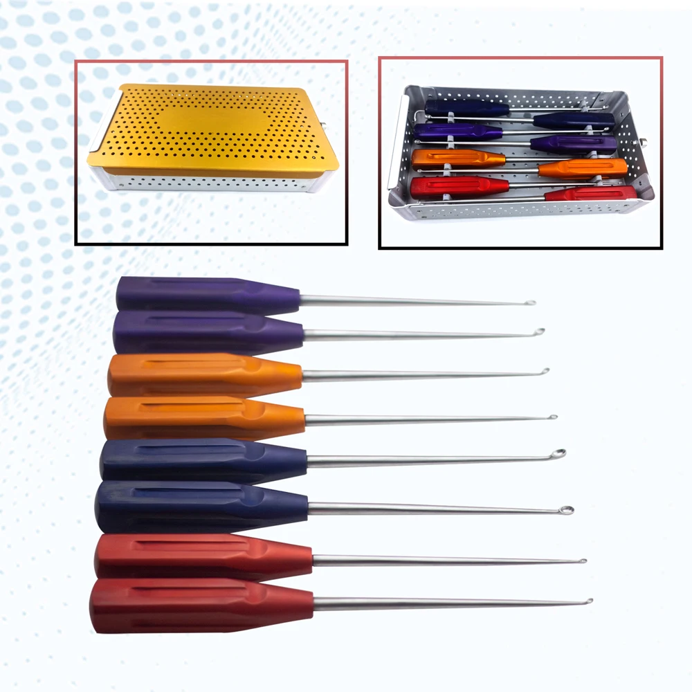 Cervical Bone Curettes Set Orthopedic Bone Curette Set Spine Surgery ...