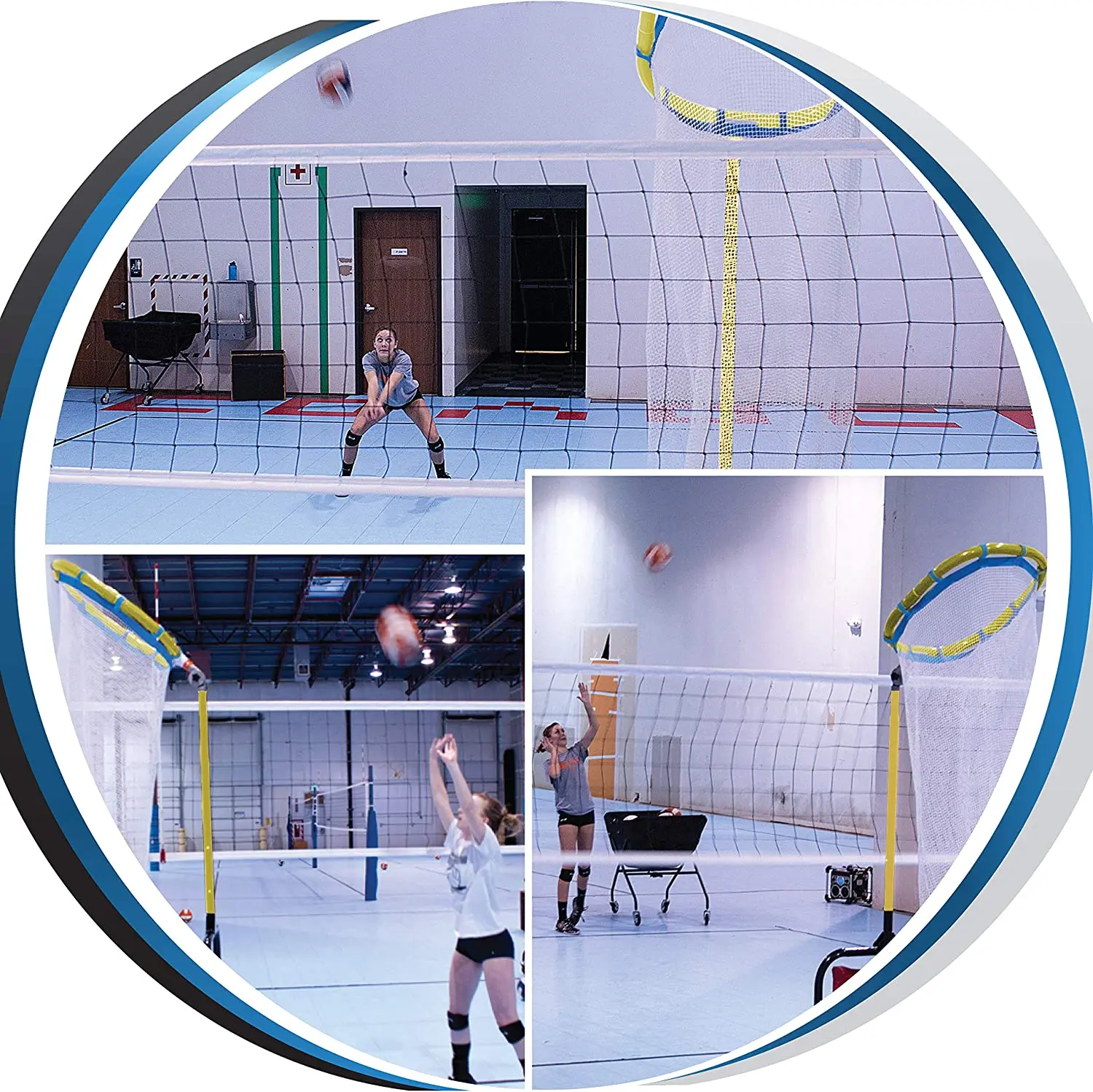 IRIS Training Volleyball - Precision Target Net Spectrum