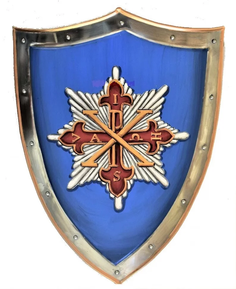 Knights Templar Shield Crusader Shield Cross Star Shields.by calvin ...