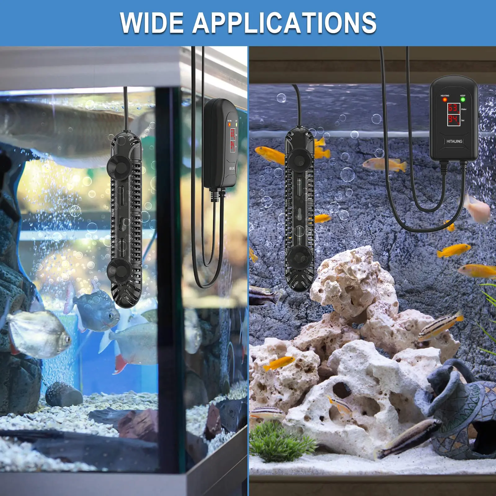 High Quality Aquarium Heater Fish Tank Heater With Led Digital Display ...