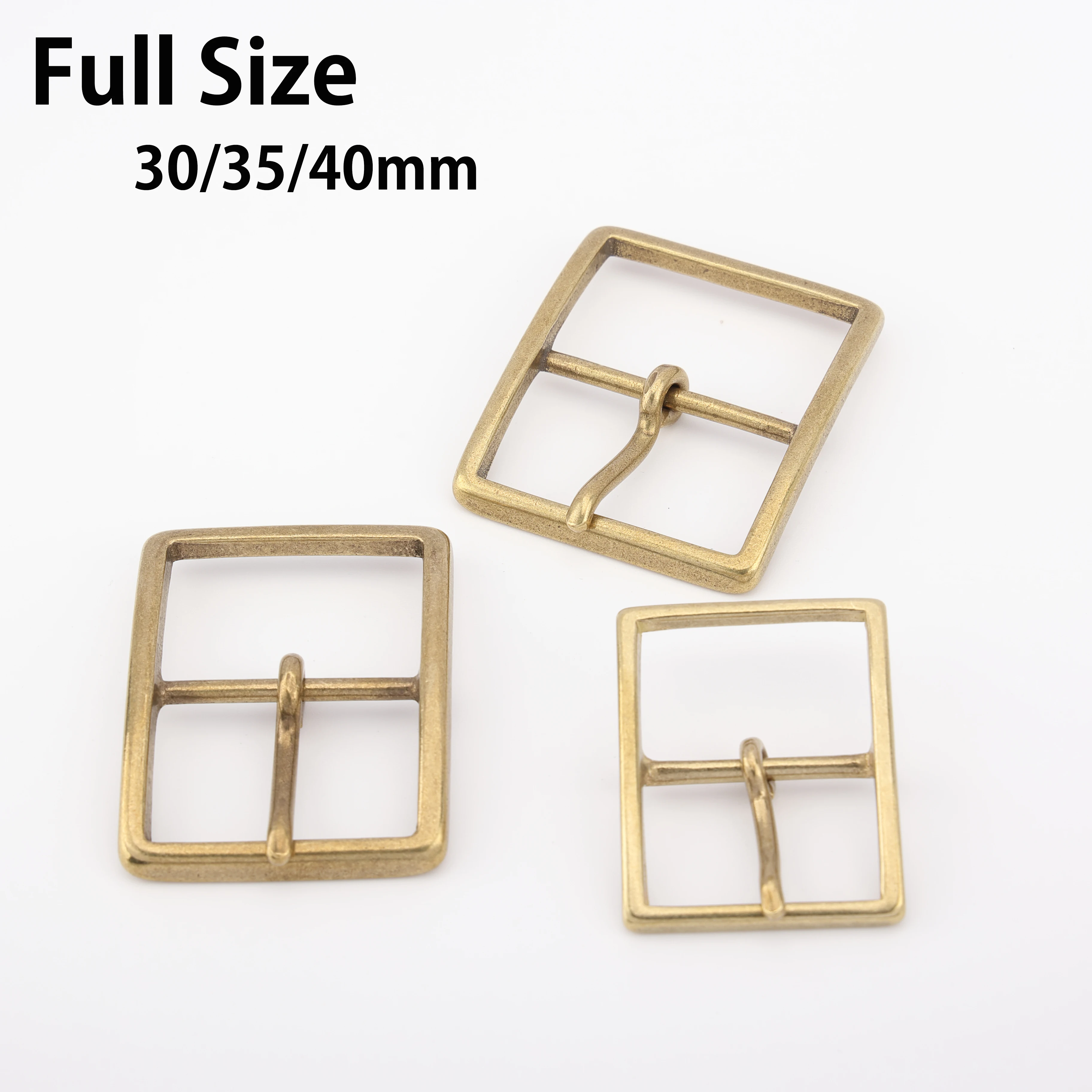 Made In Japan Solid Brass Casual Leather Belt Buckle 40mm Belts ...