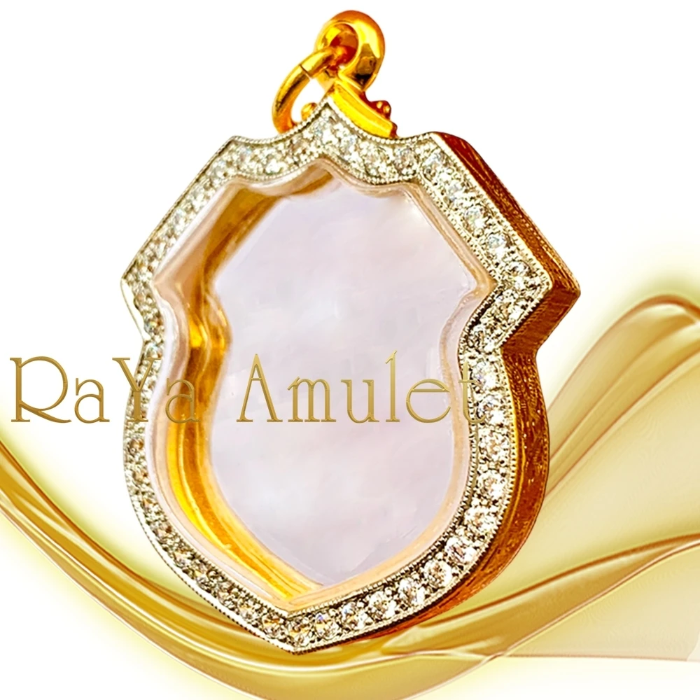 Amulet Frame,Italian Gold Case,Embedded With Diamonds,Excellent Quality ...