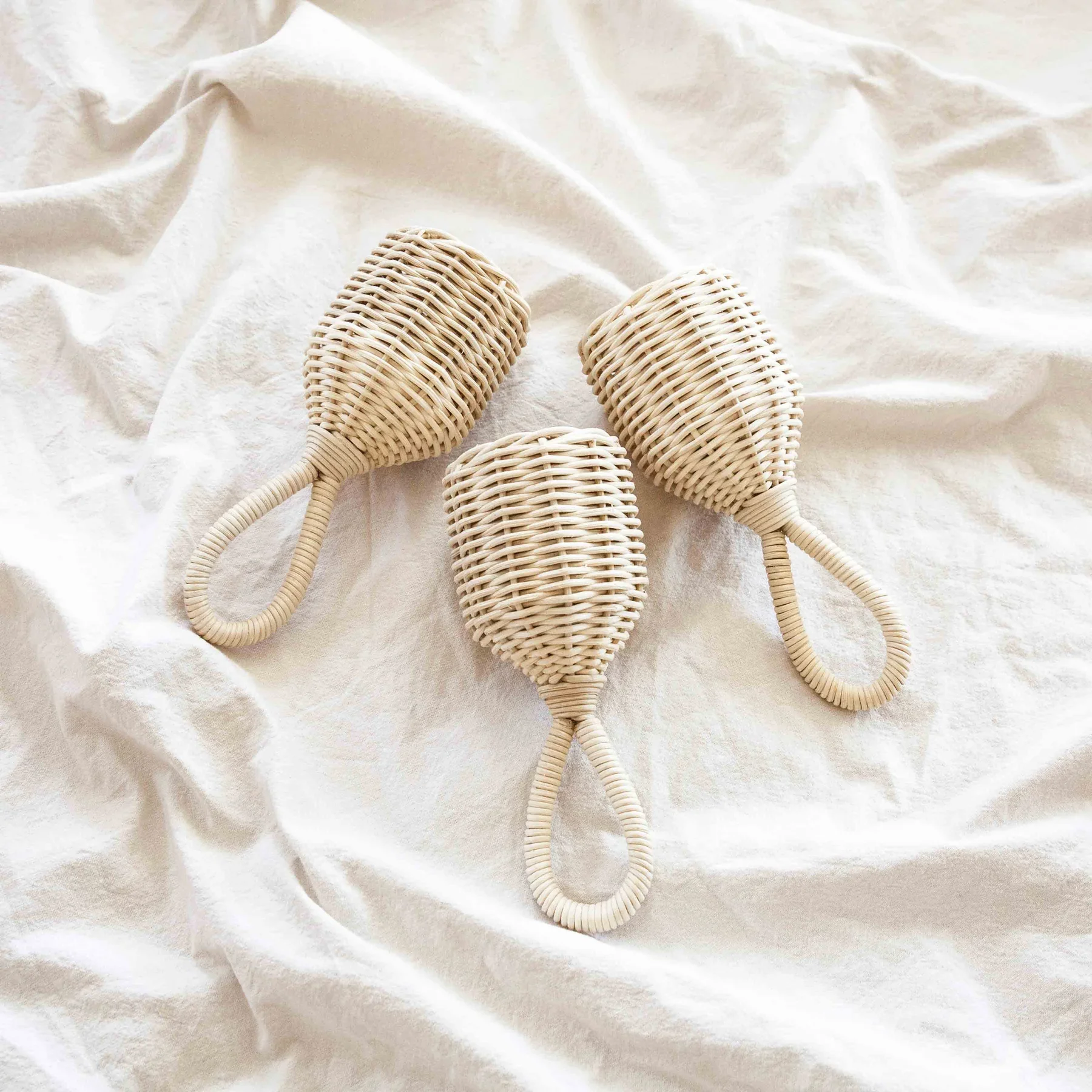 Rattan Baby Rattle - Handmade Boho Rattan Shaker - Wicker Rattan ...