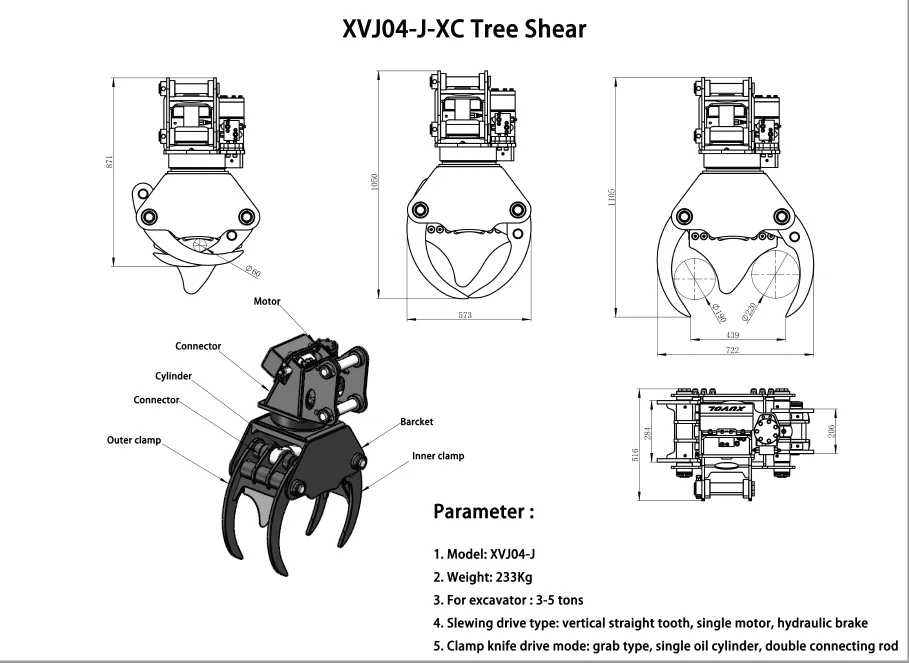 Xuvol Tree Shear - Versatile and Easy to Use for Harvesting Bamboo