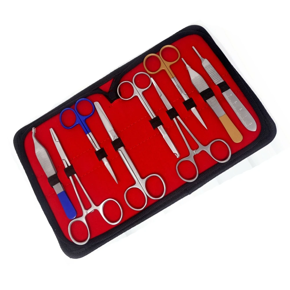Suture Laceration Kit for Medical Students 9 Pcs With Surgical Blades ...