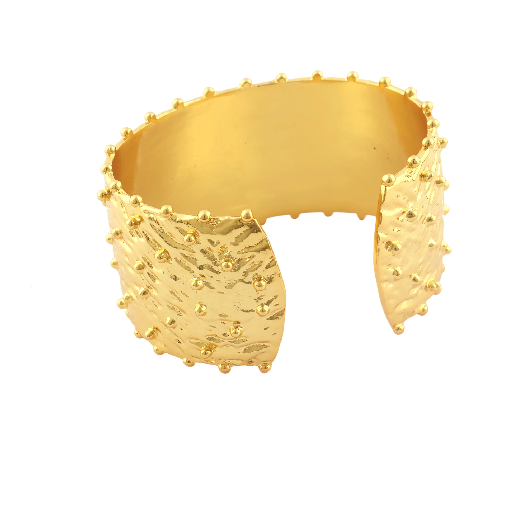 Newest Designer Wide Cuff Bracelet Gold Back Open Statement Bracelet ...