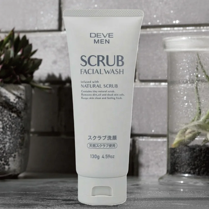 Made In Japan Deve Men Scrub Facial Wash Foam 130g Men's Skin Care ...