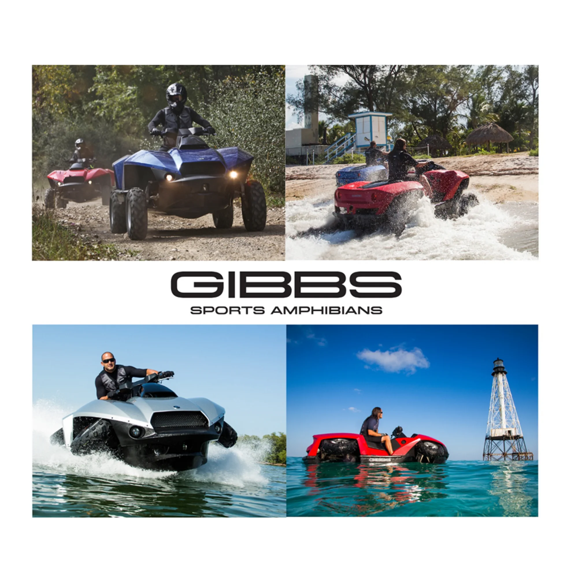 GIBBS QUADSKI XL 1500cc 4 Stroke Engine 300hp Horsepower ATVs ...