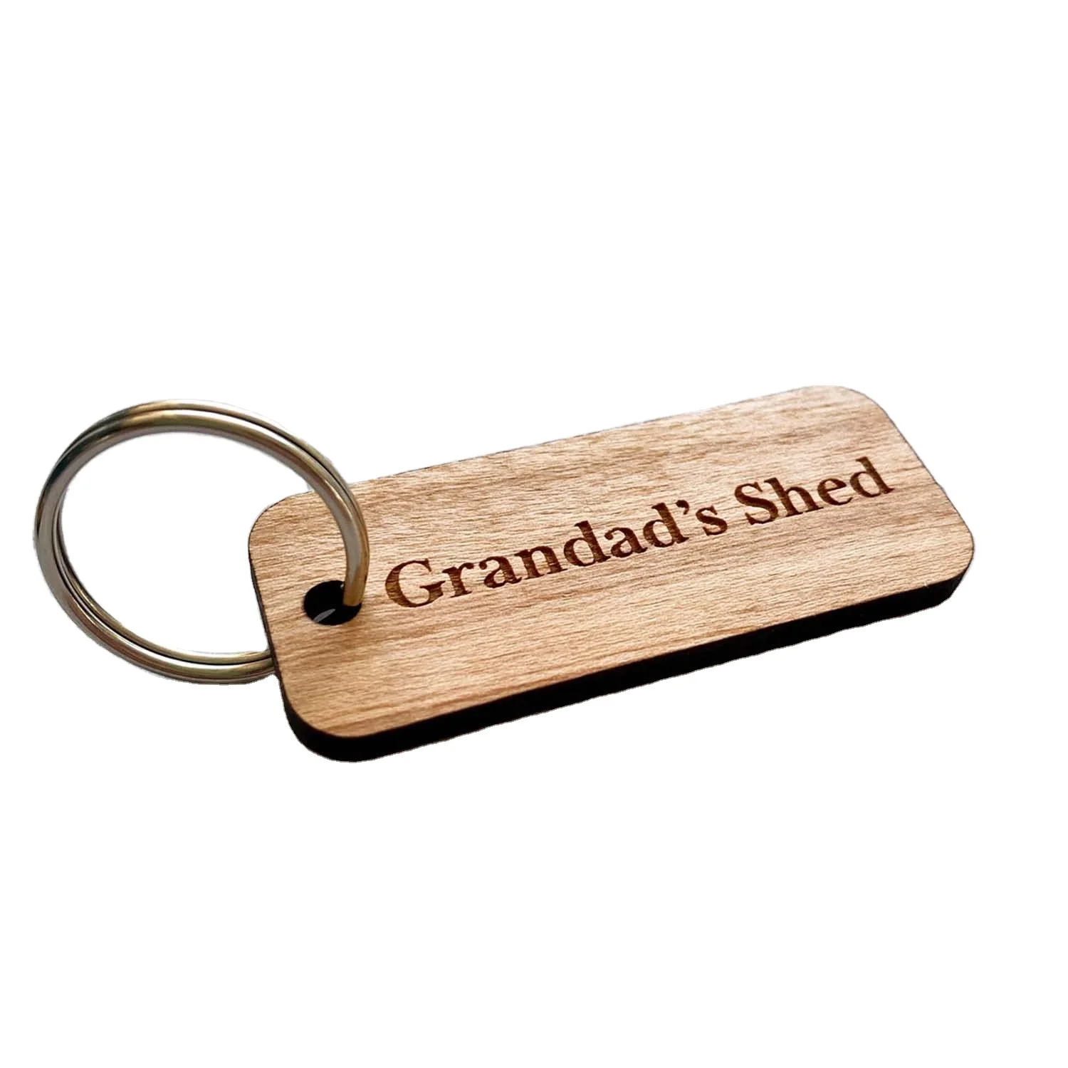Design Wooden Key Chain for Gifting - Laser Engravable