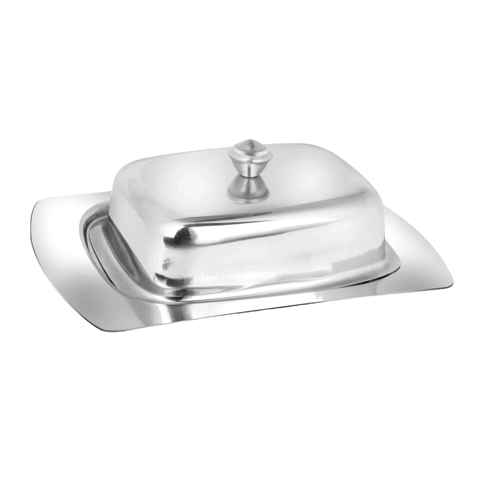 Stainless Steel Cheese Butter Dish Cookie Tray Box High Quality ...