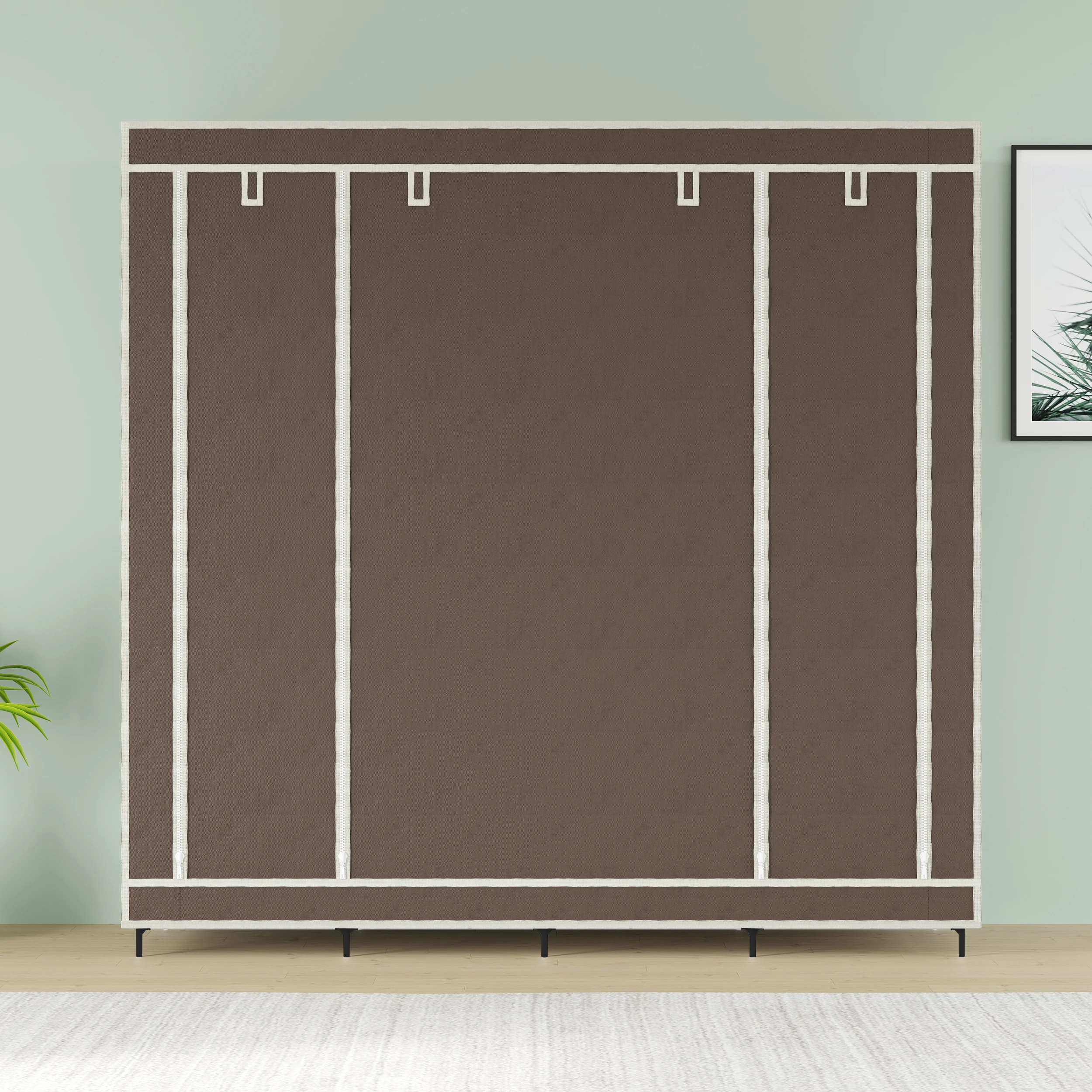 Gtglobal Collapsible Wardrobe Portable Almirah Foldable Racks For ...