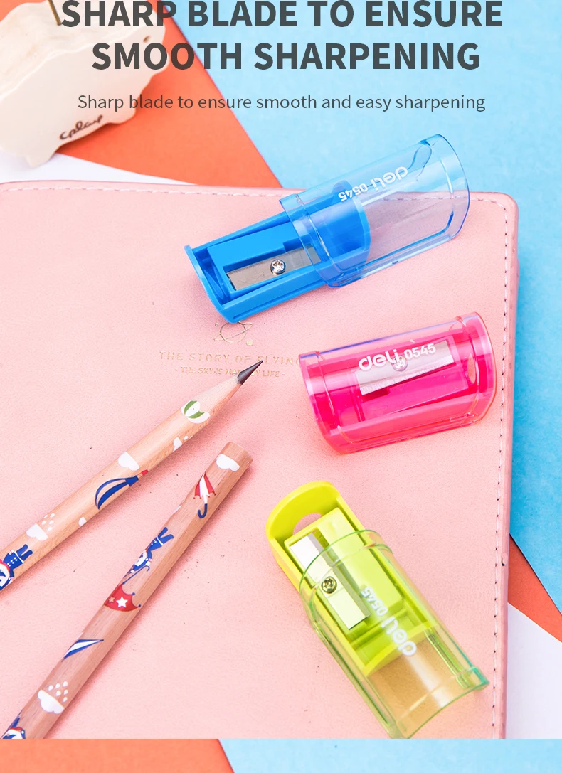 Deli E0545 Pencil Sharpener Portable Manual Simple Pencil Reamer for ...