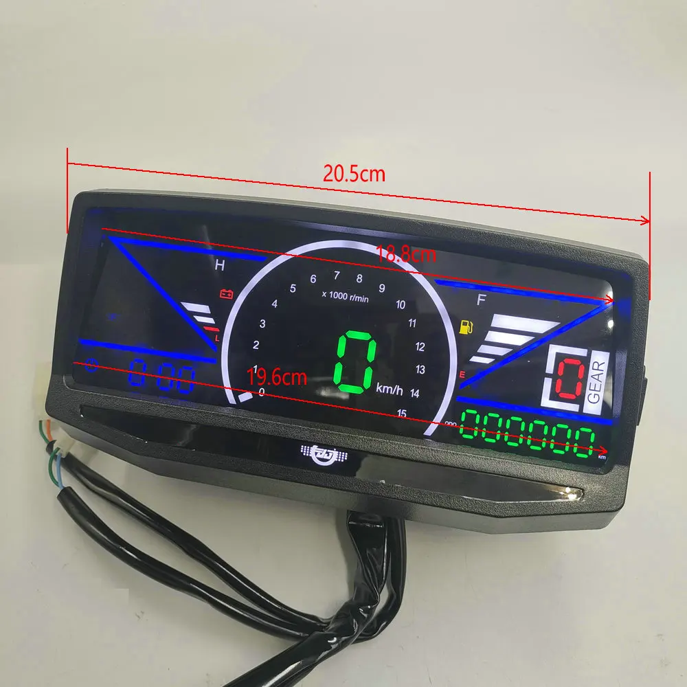 Motorcycle Instrument Panel With Usb Interface Speed Oil Level Voltage ...