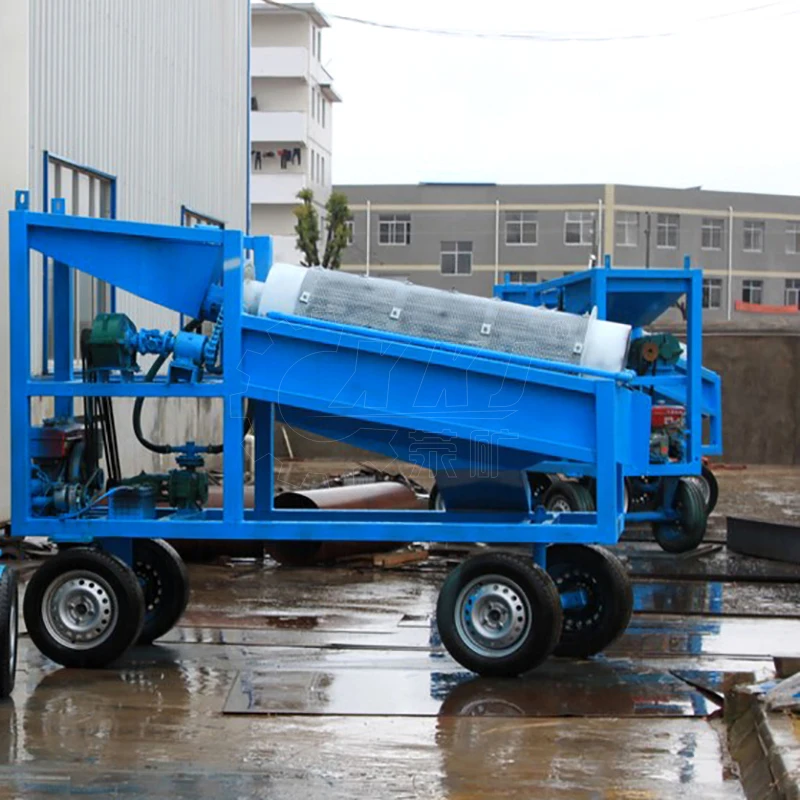 Heavy Duty Rock Trommel Screen - Efficient Mineral Separation