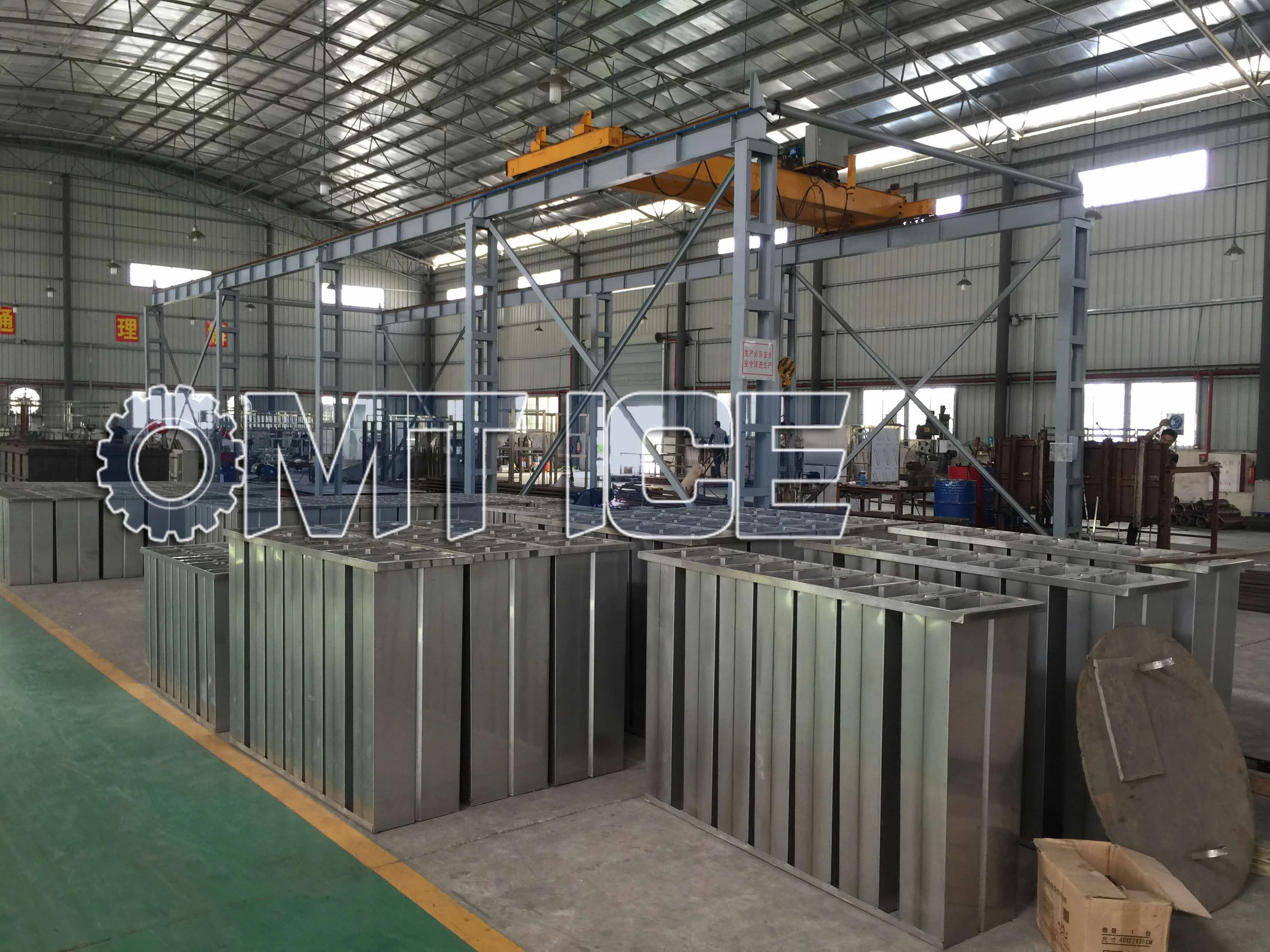 OMT Stainless Steel 50kg Ice Block Cans for Industrial Use
