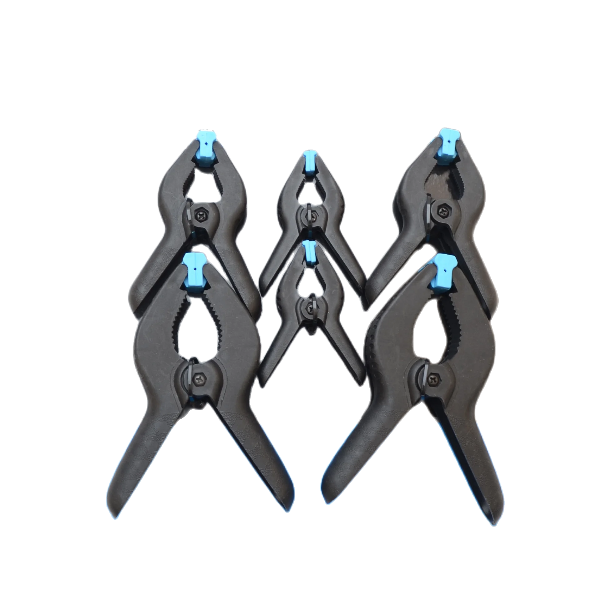 Hot Sale Hand Tools 6pcs Spring Clamp Set Plastic Clap For Woodworking ...