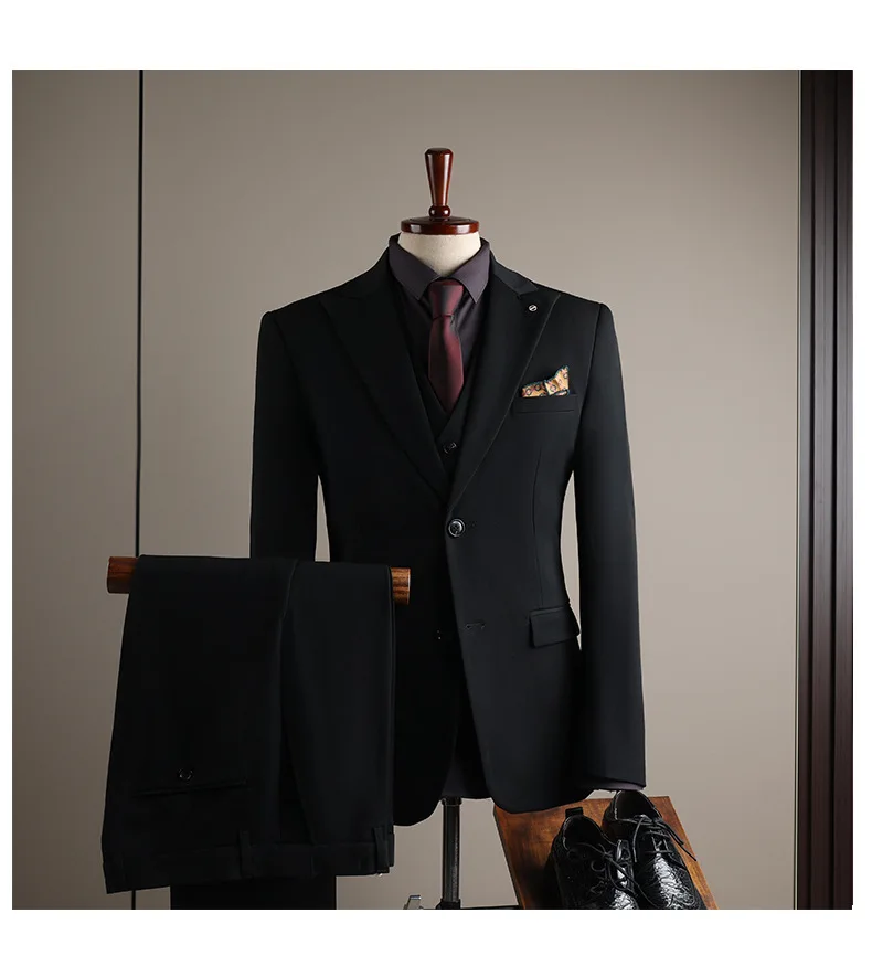 New Coat Suit Set for Men Formal Groom Suit Business Casual Weddings ...