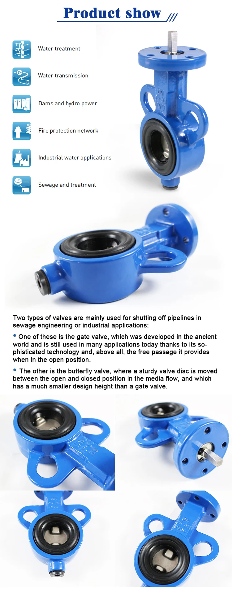 DN25 DN32 Wafer Butterfly Valve - Durable & Efficient