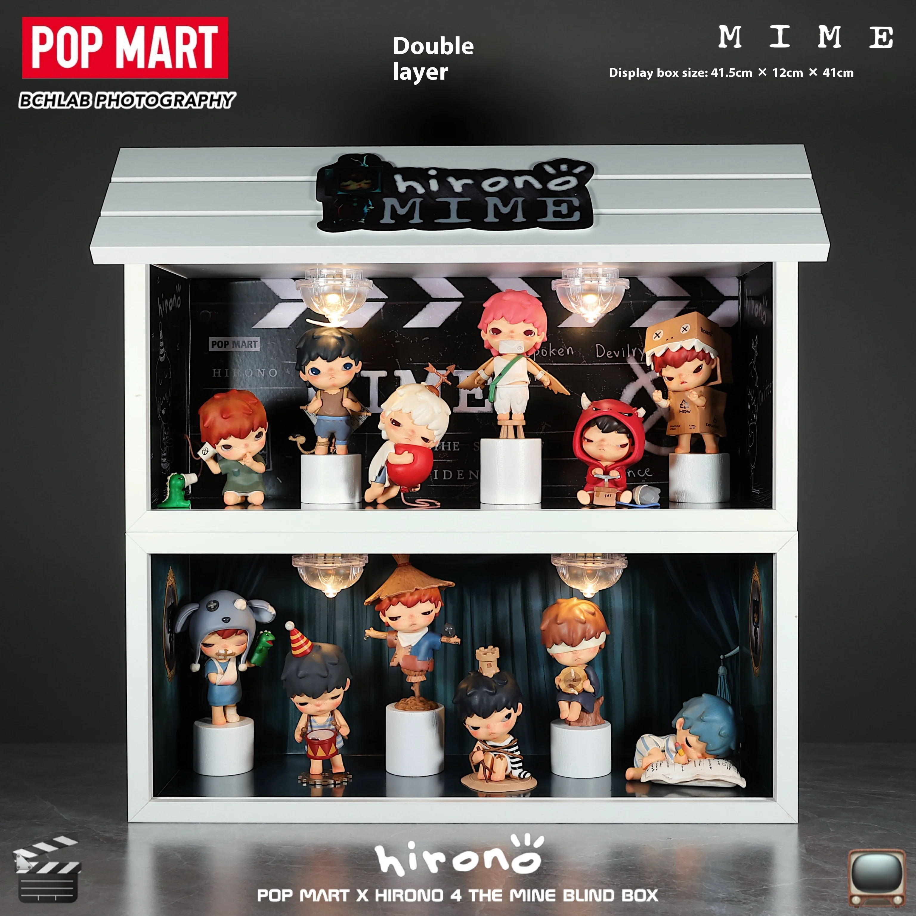Popmart Bubble Mart Hirono Mime Series Ono 4th Generation PVC Blind Box ...