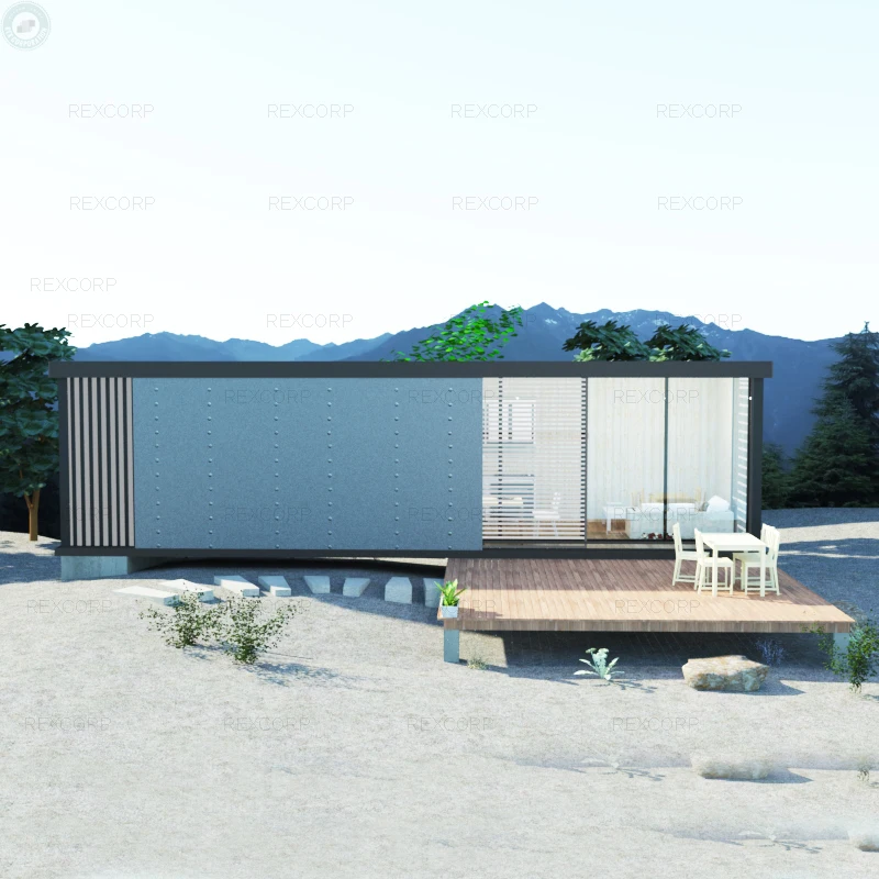 40ft Luxury Chile Container House For Sale 1 Bedroom 1 Bathroom Prefab ...