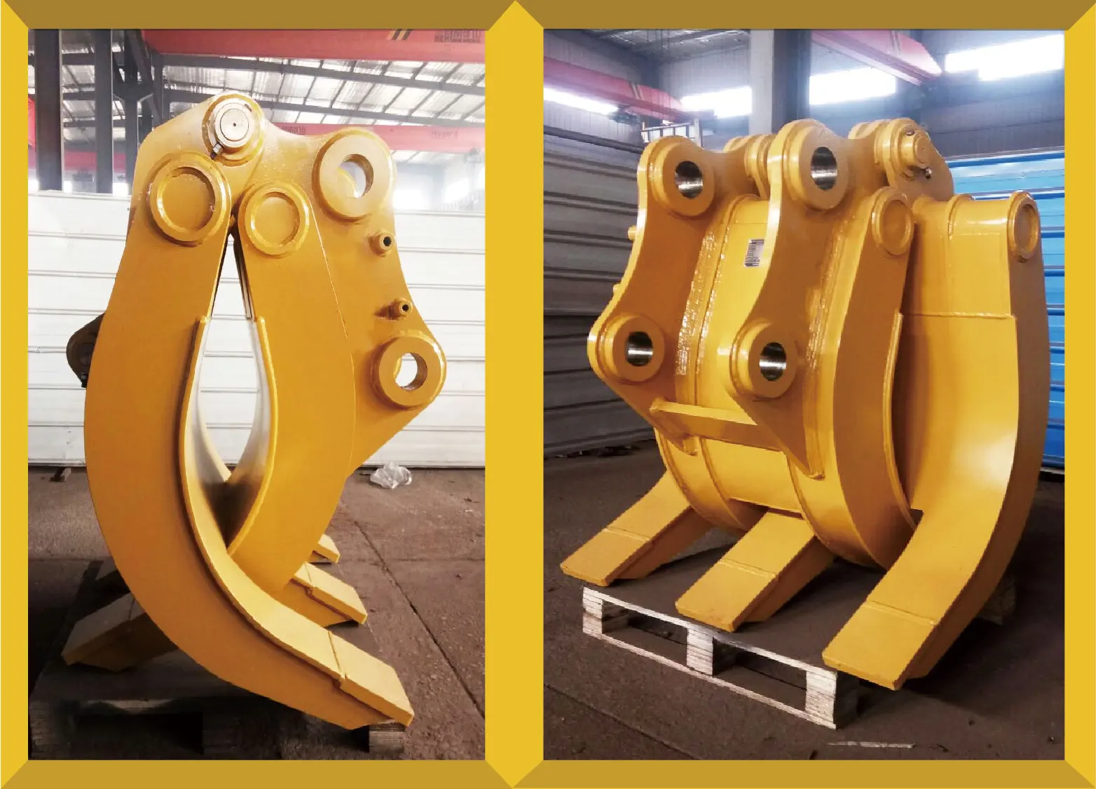 Factory Direct Sale Excavator Manual Grapple/excavator Attachment - Buy ...