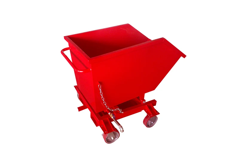 Durable Self Unloading Type Heavy Duty Iron Scrap Trolley