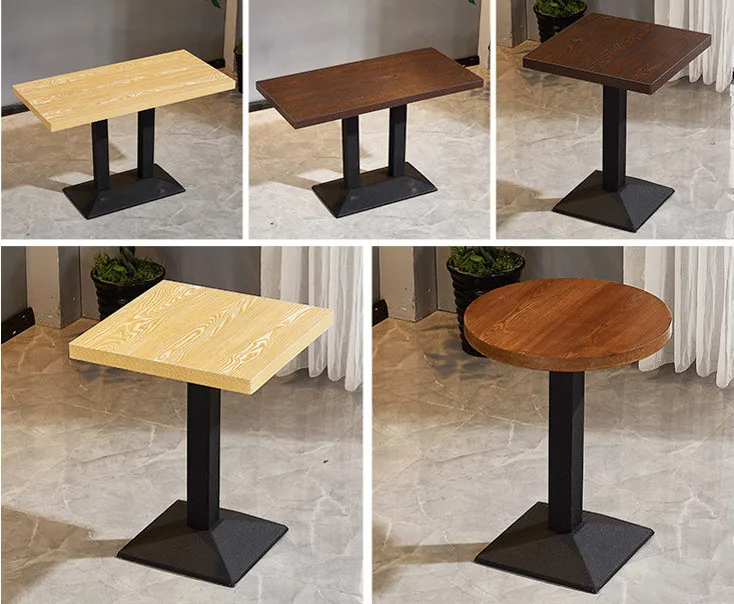 Retro Furniture Dinner Restaurant Booth Table - Modern Dinning Table Set