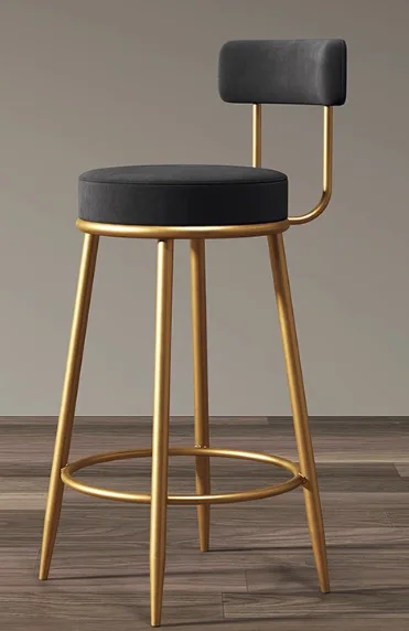 Vintage Counter Bar Stools Custom Logo Funny Blue Black White Metal Oem ...