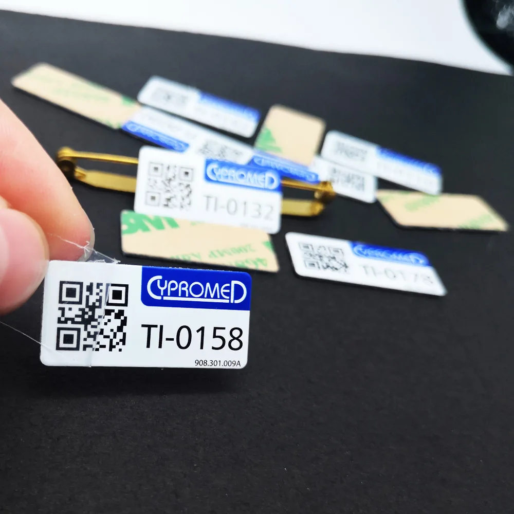 Metal Barcode Labels - Customized Asset Management Tags