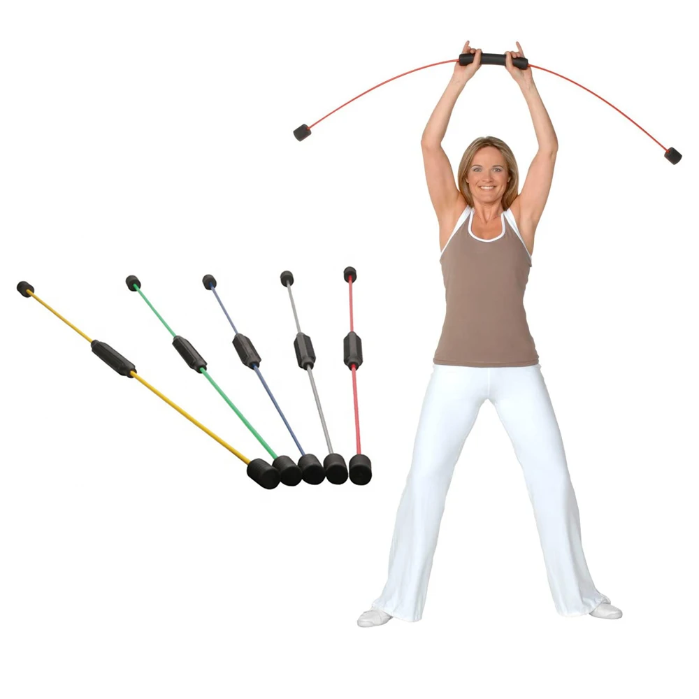 Harbour Gym Equipment Fitness Multi Color Aerobic Swing Flex Bar Flexi ...