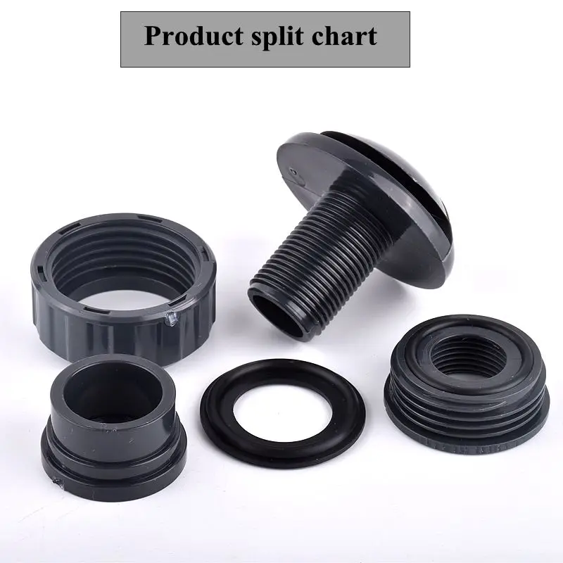 Upvc Fish Tank Wall-mounted Water Inlet No Overflow Water Inlet Upper ...