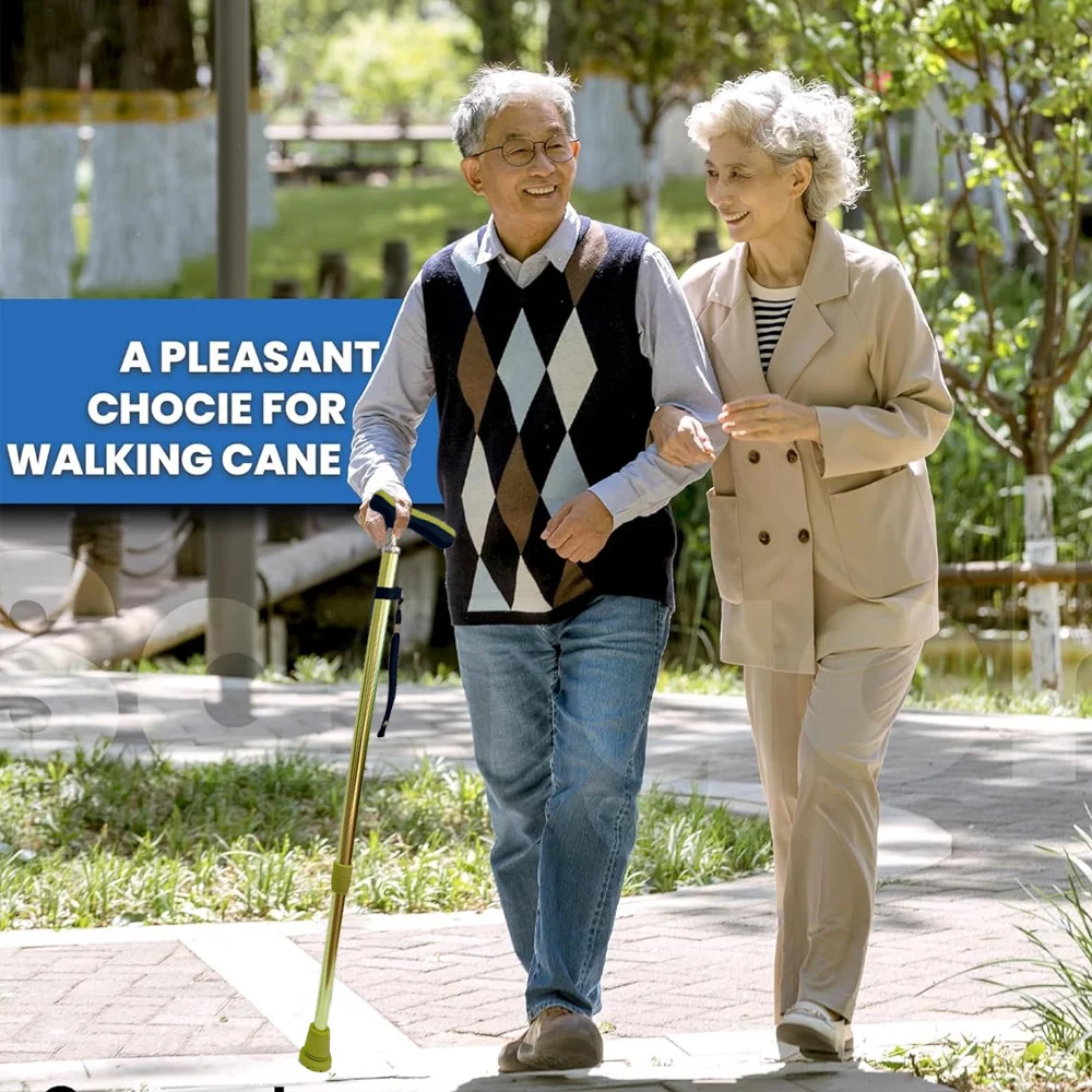 2025 Newest Adjustable Cane - Non-Slip T-Handle Cane for Seniors