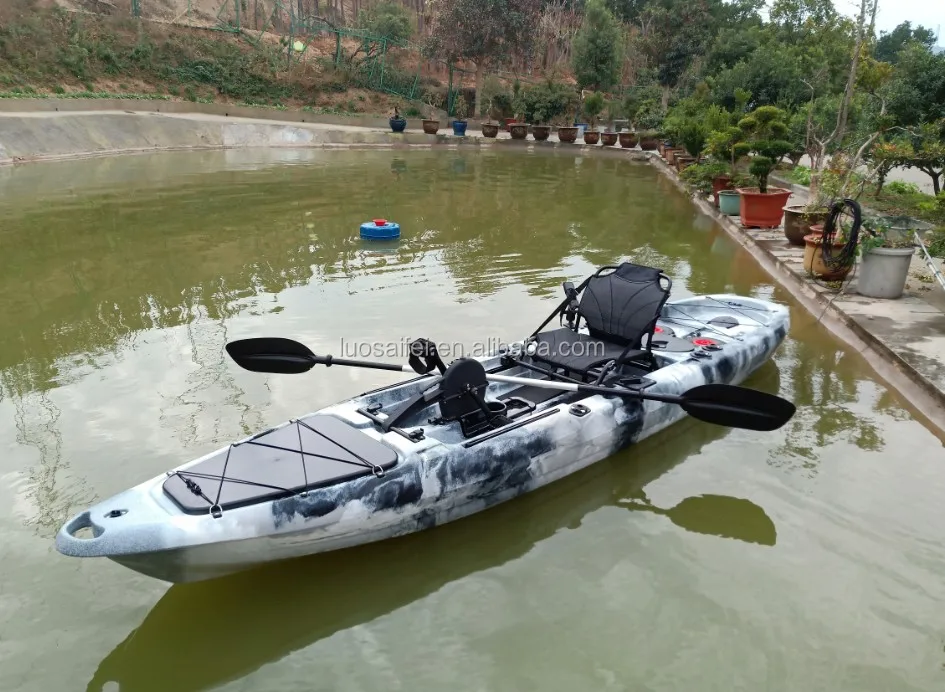 Single Seat One Person 13ft Fishing Foot Pedal Drive System Plastic ...