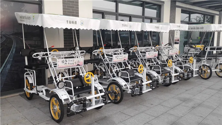 OEM 4 Person Surrey Bike for Sale - Luxury Tandem Tourer