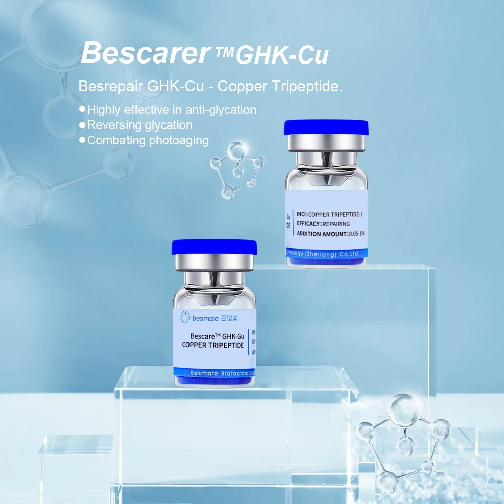 Cosmetic Ingredient Ghk-Cu Ghk-Cu Powder Blue Copper Peptide CAS Number ...