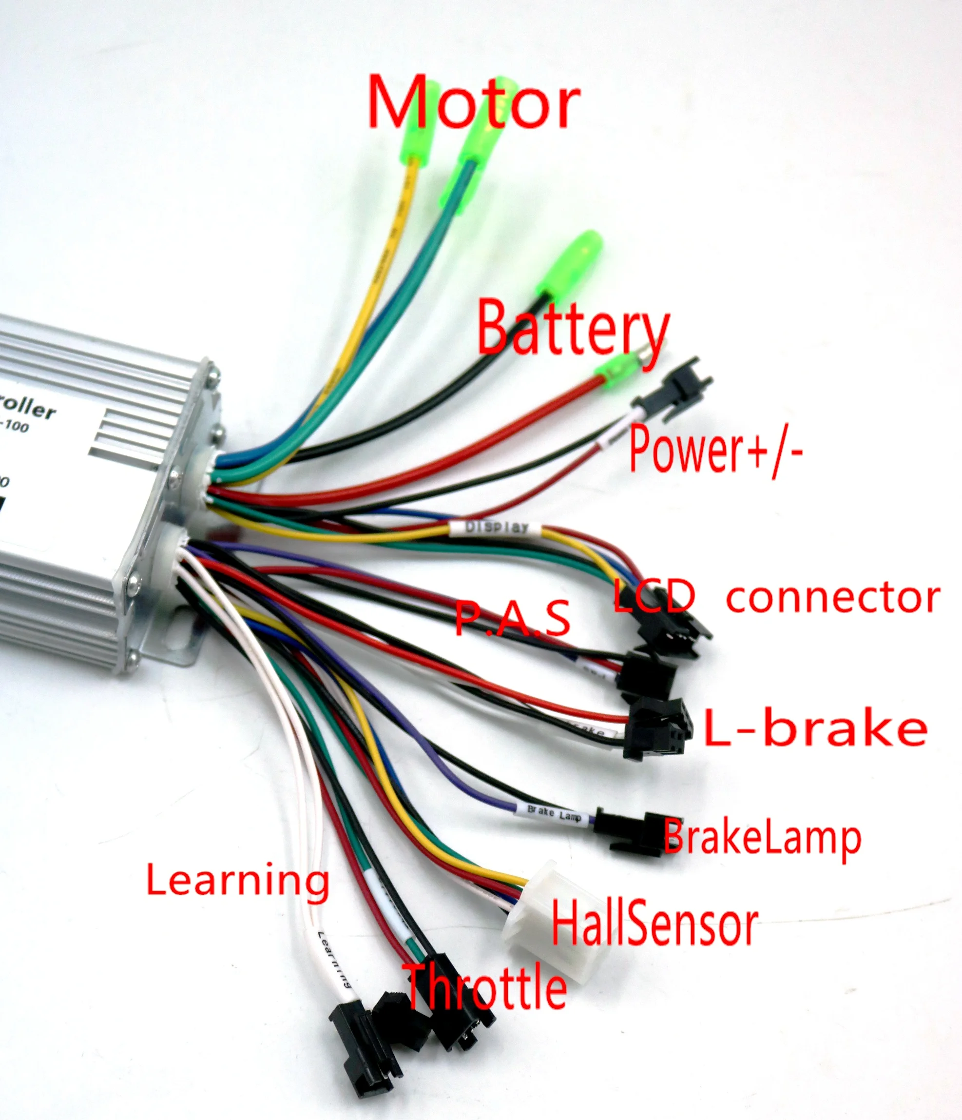 24V/36V/48V 250W BLDC Motor Controller for E-bikes