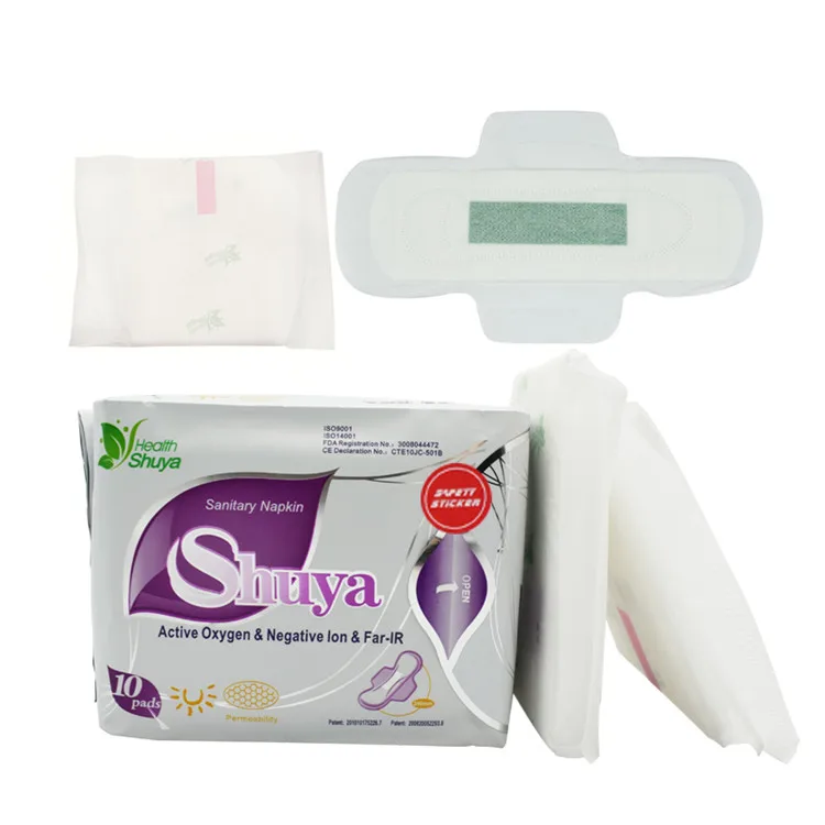 Shuya Sanitary Napkin Menstrual Pads Kill Bacteria Shuya Anion Pad ...