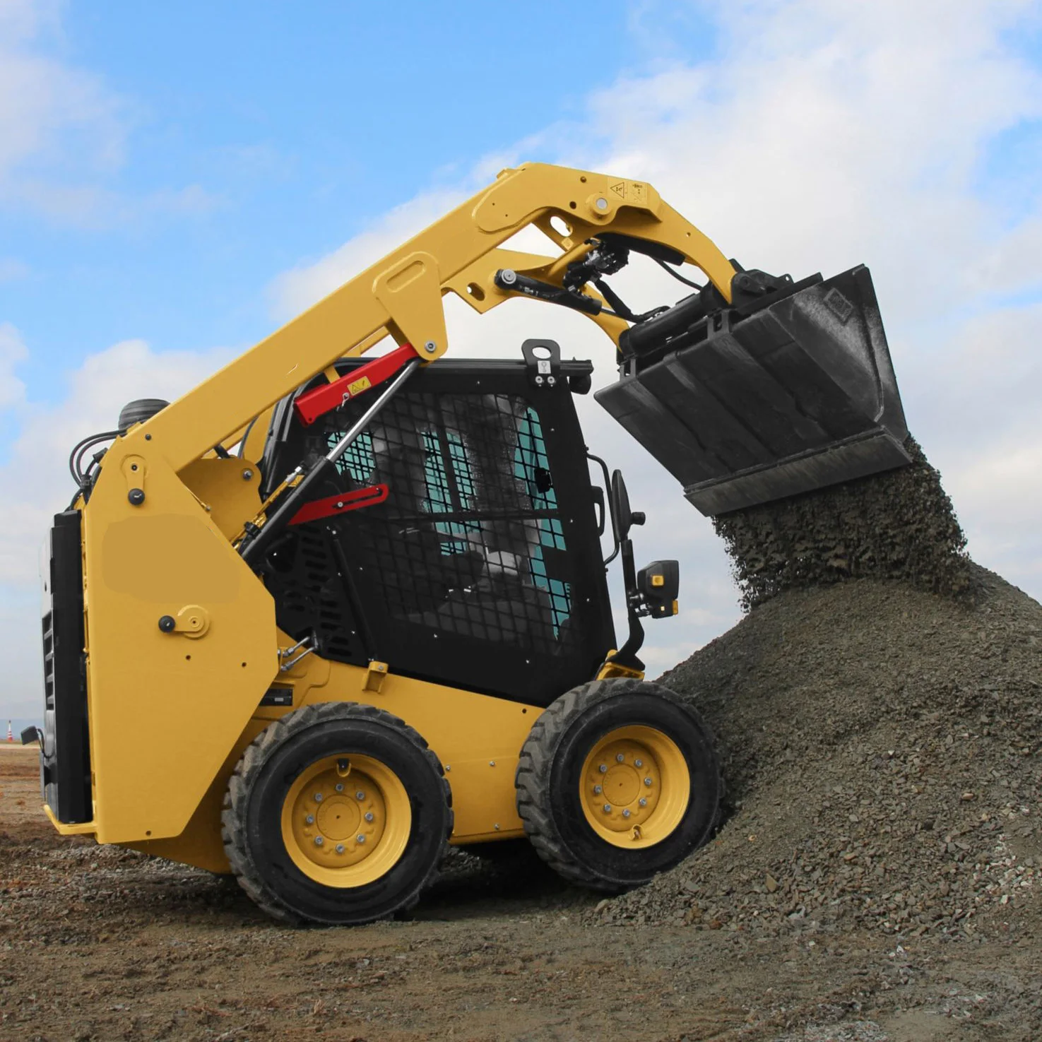 236d3 Load Capacity 820kg Powerful Wheel Skid Steer Loaders With Hydraulic Breakers - Buy 236d3 ...